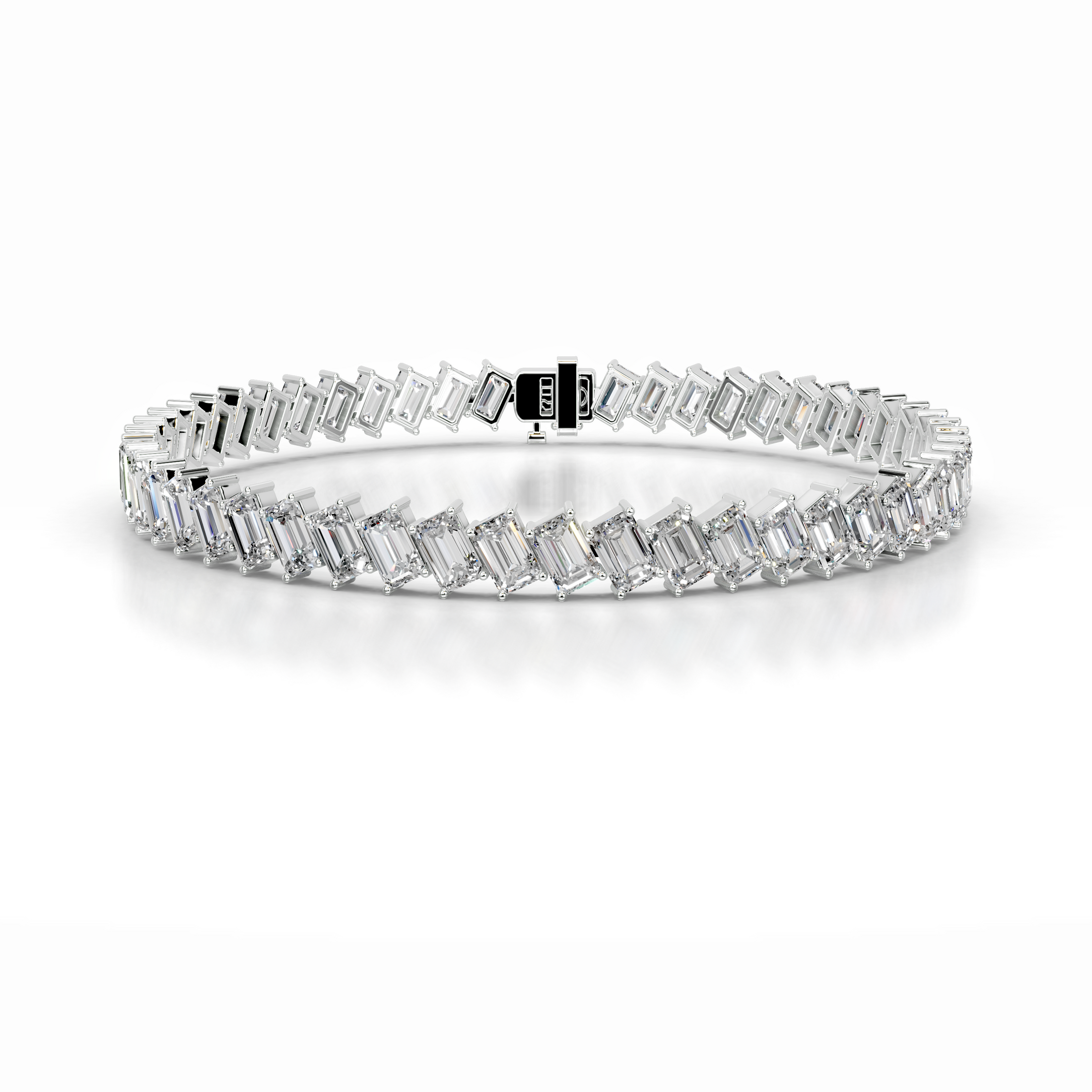 Amy Lab Grown Diamond Tennis Bracelet, Tennis, 15 Carat 14K White Gold – Best Brilliance