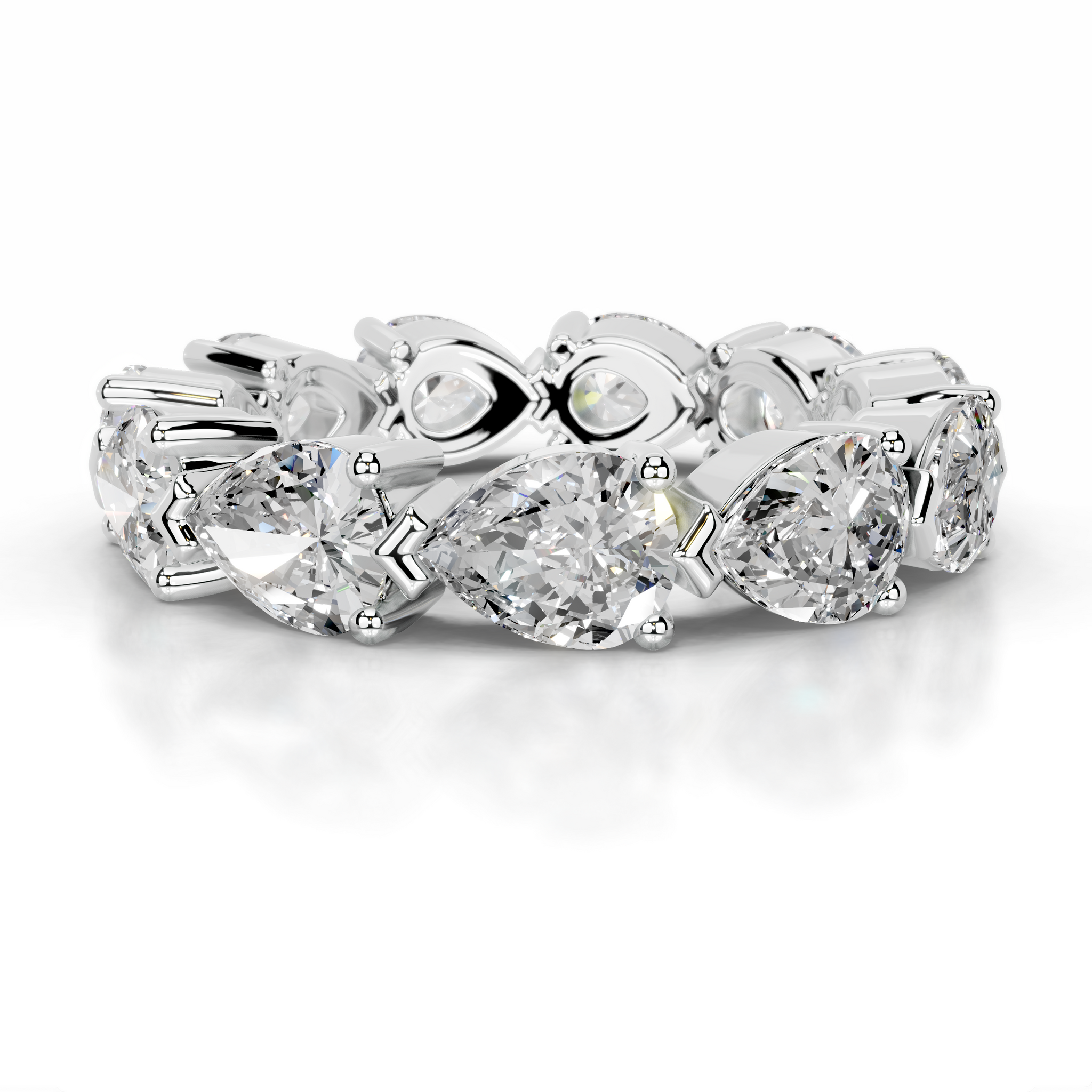 Tyrell Lab Grown Diamond Wedding Ring (4.50 Carat) -Platinum, Eternity ...