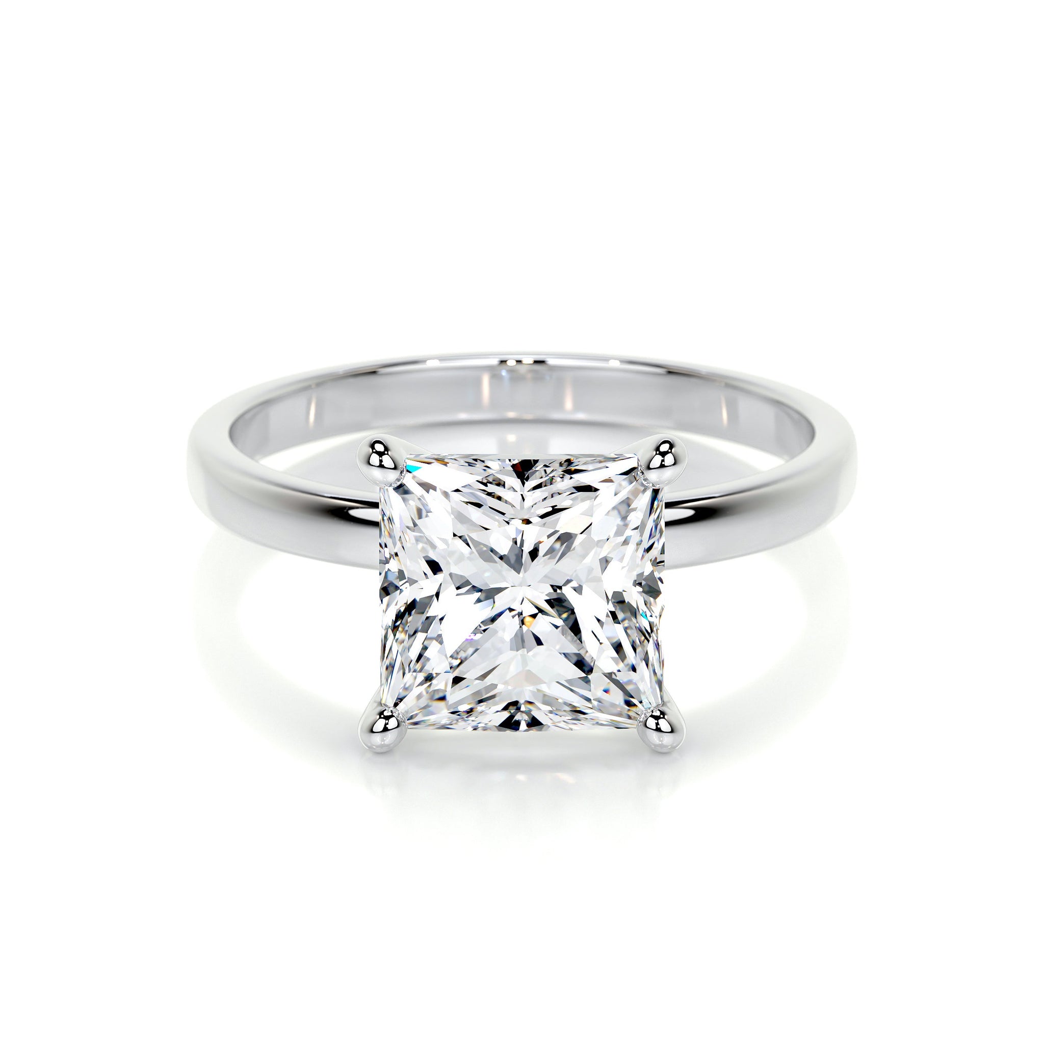 Marvelous Jessica Lab Grown Diamond Ring -Platinum, Solitaire, Princess ...